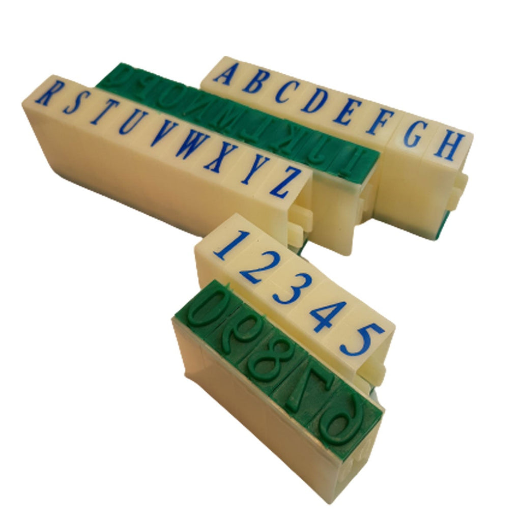 1/2" Letter & Number Stamp Set – Sounding Stone
