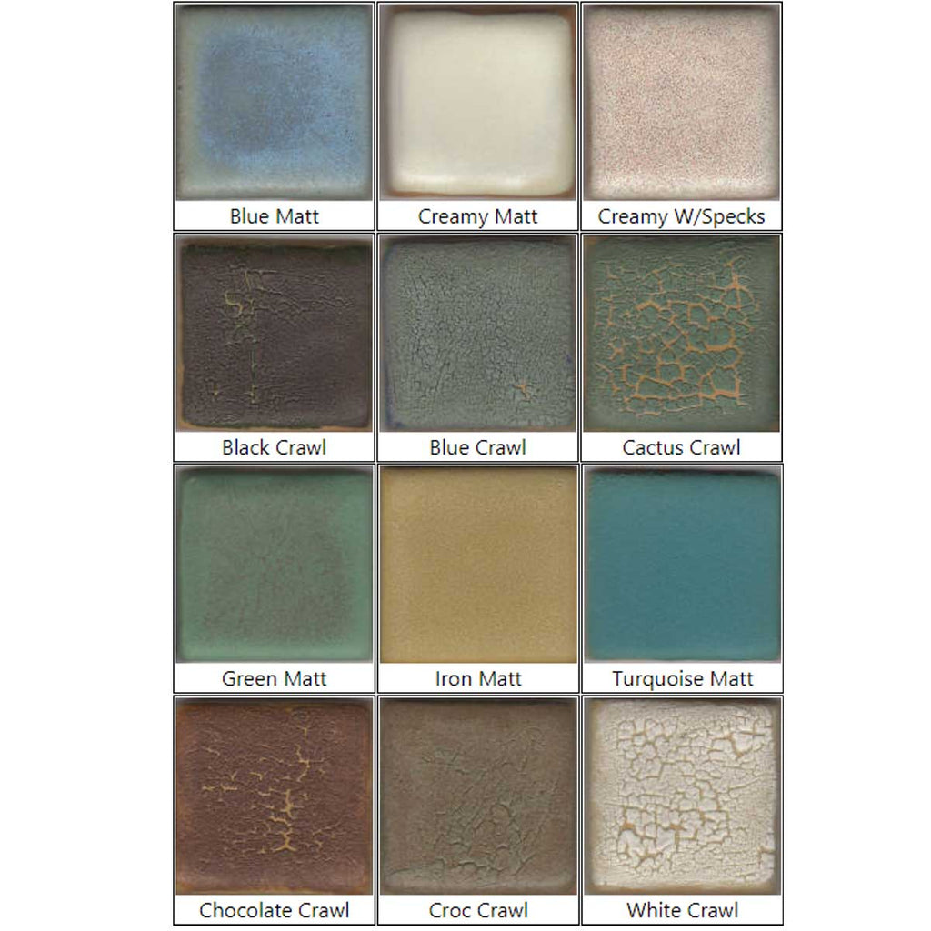 Coyote Glaze Sample Set No. 4 - Matts & Crawls – Sounding Stone